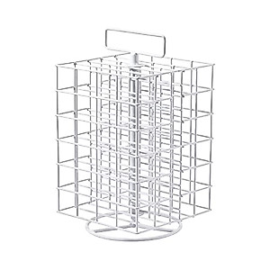 Spinning Paint Storage Tower by Craft Smart - Each Paint Storage Organizer Holds Up to 48 (2oz) Bottles - White, 6 Pack