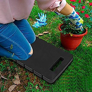 Kneeling Pads EVA Garden Knee Pads Waterproof Outdoor Knee Mat Protector Durable and Comfortable for Gardening Work Baby Bath Exercise Praying Construction(Black)