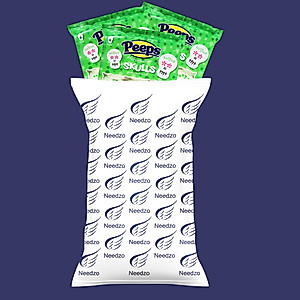 Halloween Peeps Marshmallow Candy, Day of the Dead Party Favors or Baking Decoration, 3 Pack, 9 Pieces (Sugar Skulls) (3 Ounces)