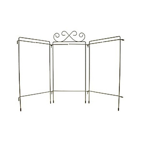 Ackfeld 4x9 Scroll Tri-Stand Gray Fabric Holder, Grey