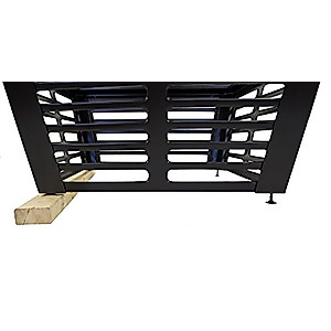 Pleasant Hearth OFW191S Hudson Square Steel, 34-Inch fire Pit, Wenge