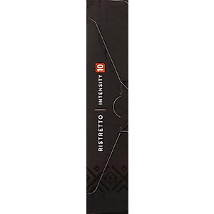 Peet's Coffee, Dark Roast Espresso Pods, Ristretto Intensity 10, 10 Count (1 Box of 10 Espresso Capsules)