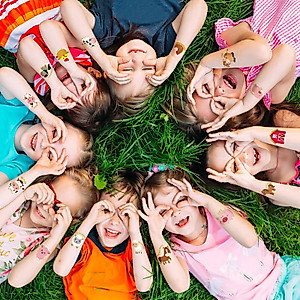 Estune 500 Pieces Farmhouse Animal Temporary Tattoos for Kids farmhouse Animal Tattoos Kids Tattoo Stickers for Kids Pig, Calf, Lamb, Chick Animal Temporary Tattoos for Teens Theme Party Supplies