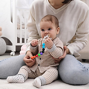 100 Pieces 15mm Round Silicone Beads DIY Necklace Bracelet Beads Set for Crafts Bracelet Jewelry