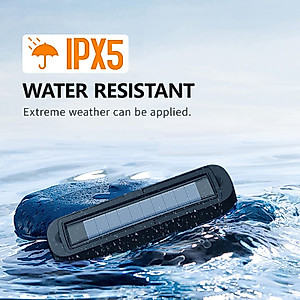 UPFOX Solar Rechargeable Camping Lantern, 4800mAh Power Bank, 1500 Lumens, 4 Light Modes LED Lantern for Car, Home, Outage, Attic, Garage, Backyard and More (Black × 1pcs)