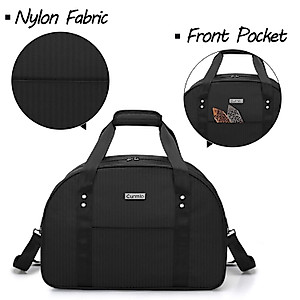 CURMIO Bartender Kit Travel Carrying Bag with Padded Compartment for Wine and Bar Tools Set, Bartender Shoulder Tote Bag for Home Indoor Outdoor Patio Party, Black, BAG ONLY, Patent Pending