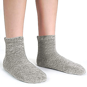 Tphon Kids Non Slip Toddler Boy Grip Socks 12 Pairs Anti Skid Sticky Socks for 1-3 Years Infants Baby Children