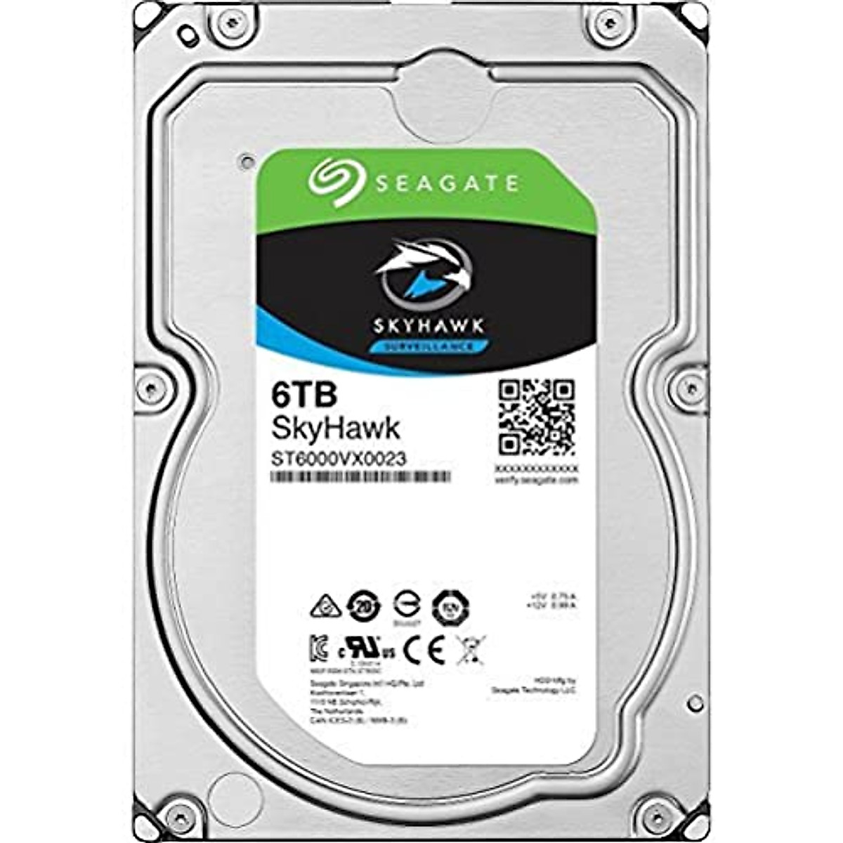 Seagate Skyhawk ST6000VX0023 6 TB Internal Hard Drive