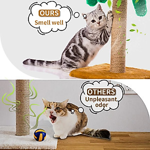 KDAOQN 1/4 Inch Natural Hemp Rope for Cat Scratcher Replacement - 50FT Jute Twine for Scratching Post, Tower Repair and Tree Replacement