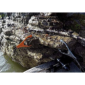 Brush Gripper Securely Anchor Your Kayak, Canoe or Boat in Seconds. The Harder You Pull The Tighter It Grips! - Made in USA
