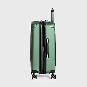 Ben Sherman Derby Spinner Travel Upright Luggage, Cilantro, 20-Inch Carry On