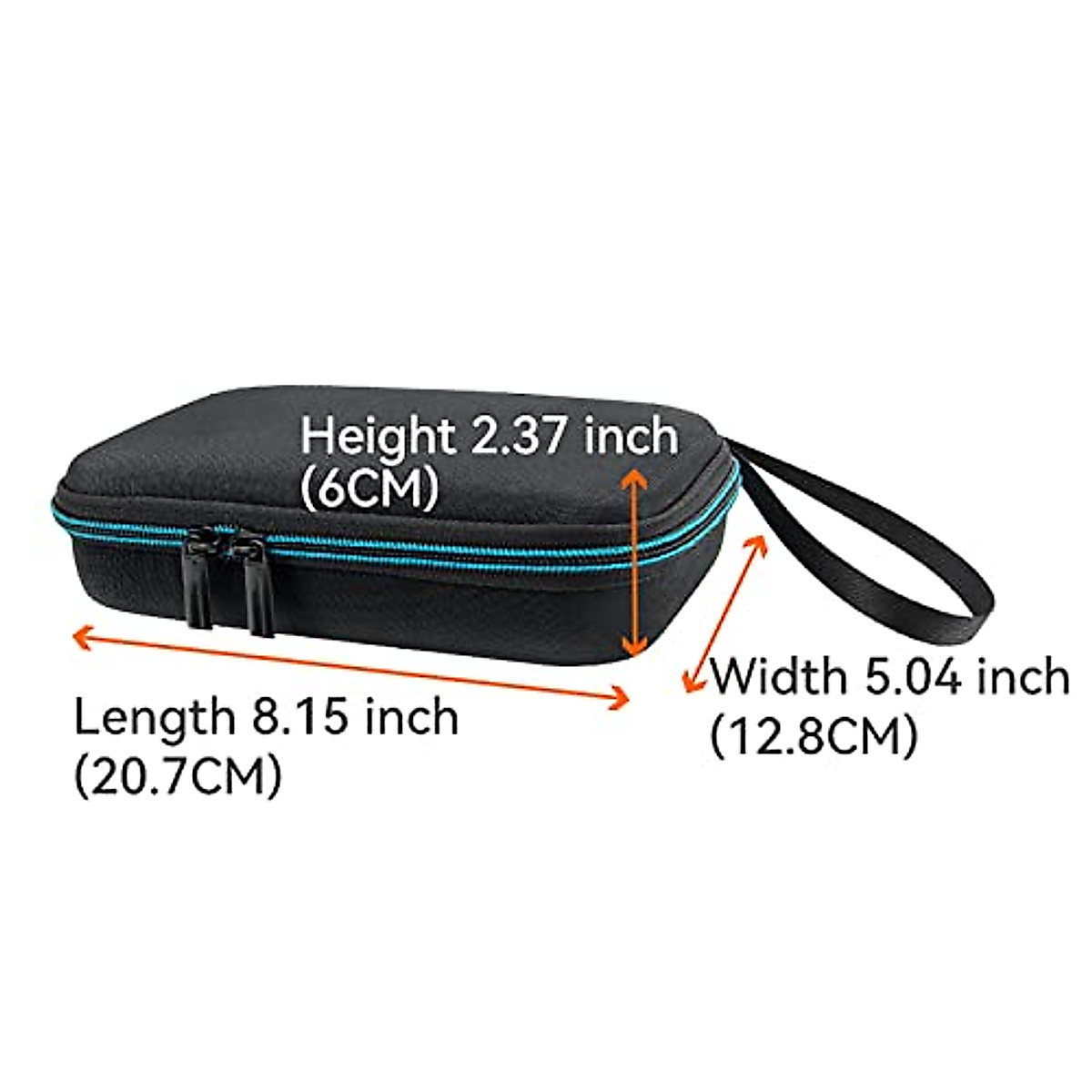 YipuVR Case Compatible with Razer Kishi V2, EVA Hard Skin Carrying Case Cover Shock-Absorbing Travel Protective Case - Bag Only (Black)