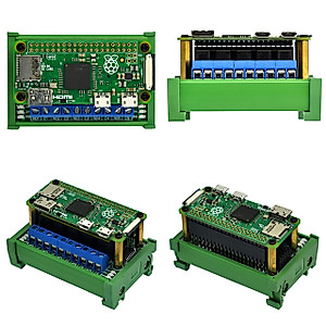 DIN Rail Mount 5 SPST-NO RPi IoT Power Relay Module for Raspberry Pi Zero/Zero-W