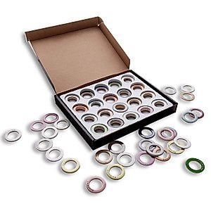 Hexers RPG Status Markers, Track Conditions Effects Spells with Simple Rings, Compatible with Dungeons and Dragons D&D DND Pathfinder Role-Playing, 80 pcs, Dry Erase Customizable