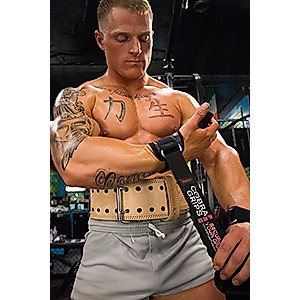 Cobra Grips PRO Weight Lifting Gloves Heavy Duty Straps Alternative to Power Lifting Hooks for Deadlifts with Built in Adjustable Neoprene Padded Wrist Wrap Support Bodybuilding