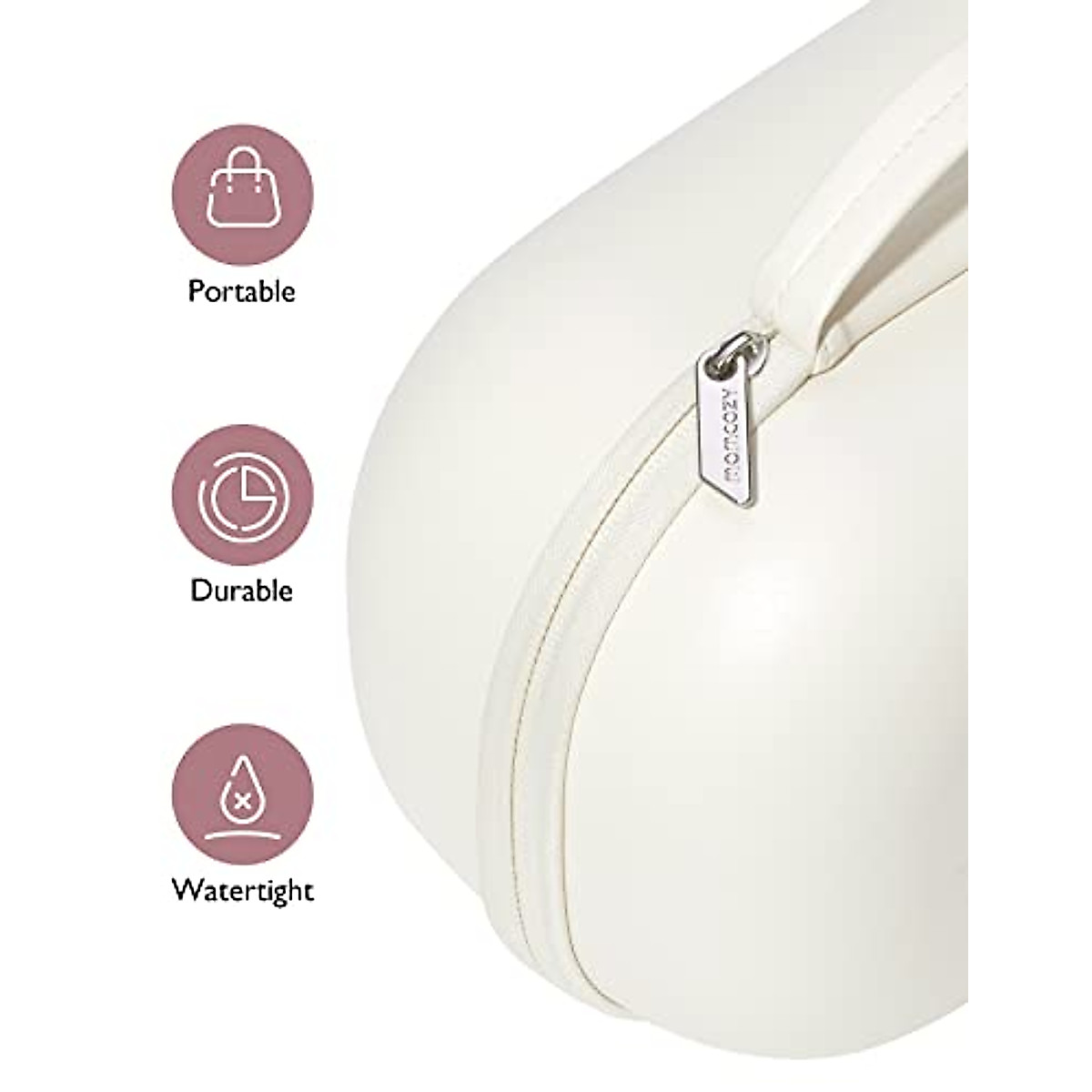 Momcozy Breast Pump Bag for Hands-Free Wearable Breast Pumps, Hard Shell Case with Removable Tray, Watertight Breast Pump Storage Bag for Pumping Bag, Diaper Bag, or Handbag（Holds 2 Pumps）