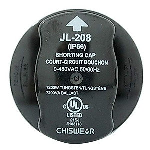 CHISWEAR Shorting Cap-for3P/5P/7P TwistLock Photocell Receptacle Temporary Protection