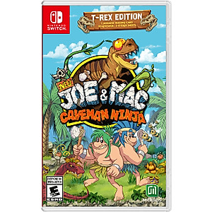 New Joe and Mac: Caveman Ninja T-Rex Edition Nintendo Switch