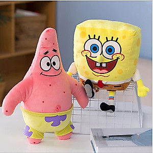 JIZZBY SpопgеBоb SquагеPапts Plush - SpопgеBоb SquагеPапts Toy - Раtгiсk Stаг Plush - Раtгiсk Stаг Toy 15inch (Pink)