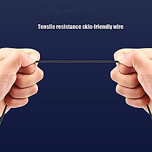 Call Center Headset,Ear Hook Single Sided 3.5mm Headphone with Microphone Single Ear Telephone Headset for Laptop Mobile Phones