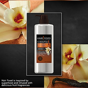 Hair Food Sulfate Free Hair Milk Shampoo with Jasmine & Vanilla Fragrance, 17.9 Fluid Ounce