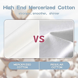 Organic Cotton Toddler Pillowcase 2 Pack, 14 x 20 Travel Pillow Case Cover for Babies, Kids, Boys and Girls, Soft and Breathable Small Pillow Cases with Envelope Closure, Ivory