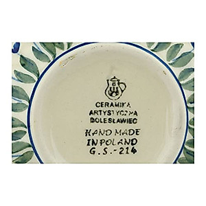 Polish Pottery Bowl 5-inch Water Tulip