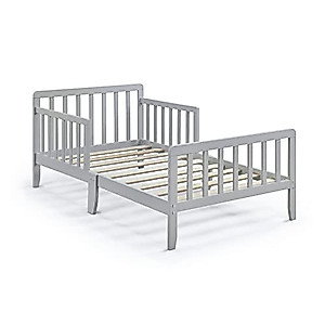 Olive & Opie Jax Toddler Bed in Light Gray