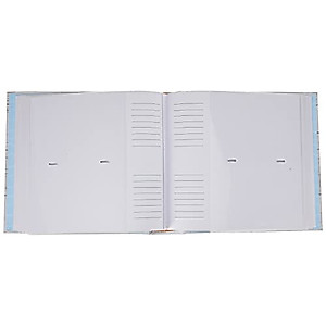 MCS 200-Pocket Baby 4x6 Photo Album with Writing Space, 8.5 x 8.5 Inches, Baby Blue Whale