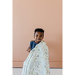 Large Premium Knit Baby Swaddle Receiving Blanket"Rex" by Copper Pearl