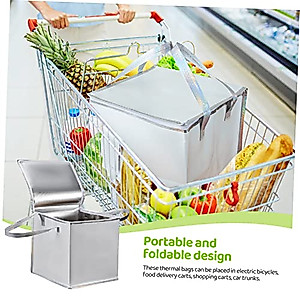 Garneck 2 Pcs Insulation bags hot cold transport bags food delivery bag pizza delivery bags plastic container plastic favor bags plastic gift bag cooler bag insulated large cooler bag