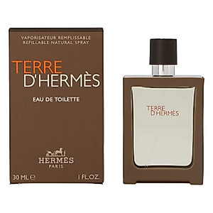 Hermes Terre Eau de Toilette Spray for Men, 1 Ounce