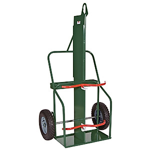 Sumner 782495 213-16PB-LF, Double Cylinder Cart, Full Range, High Rail with Lifting Eye and Firewall, 16" Wheel