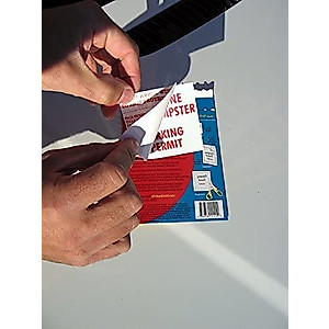 STICKER SHIELD - Windshield Sticker Applicator for Easy Application, Removal and Re-Application from Car to Car - 4 inch x 6 inch Sheets (8 Packs (16 Sheets Total))