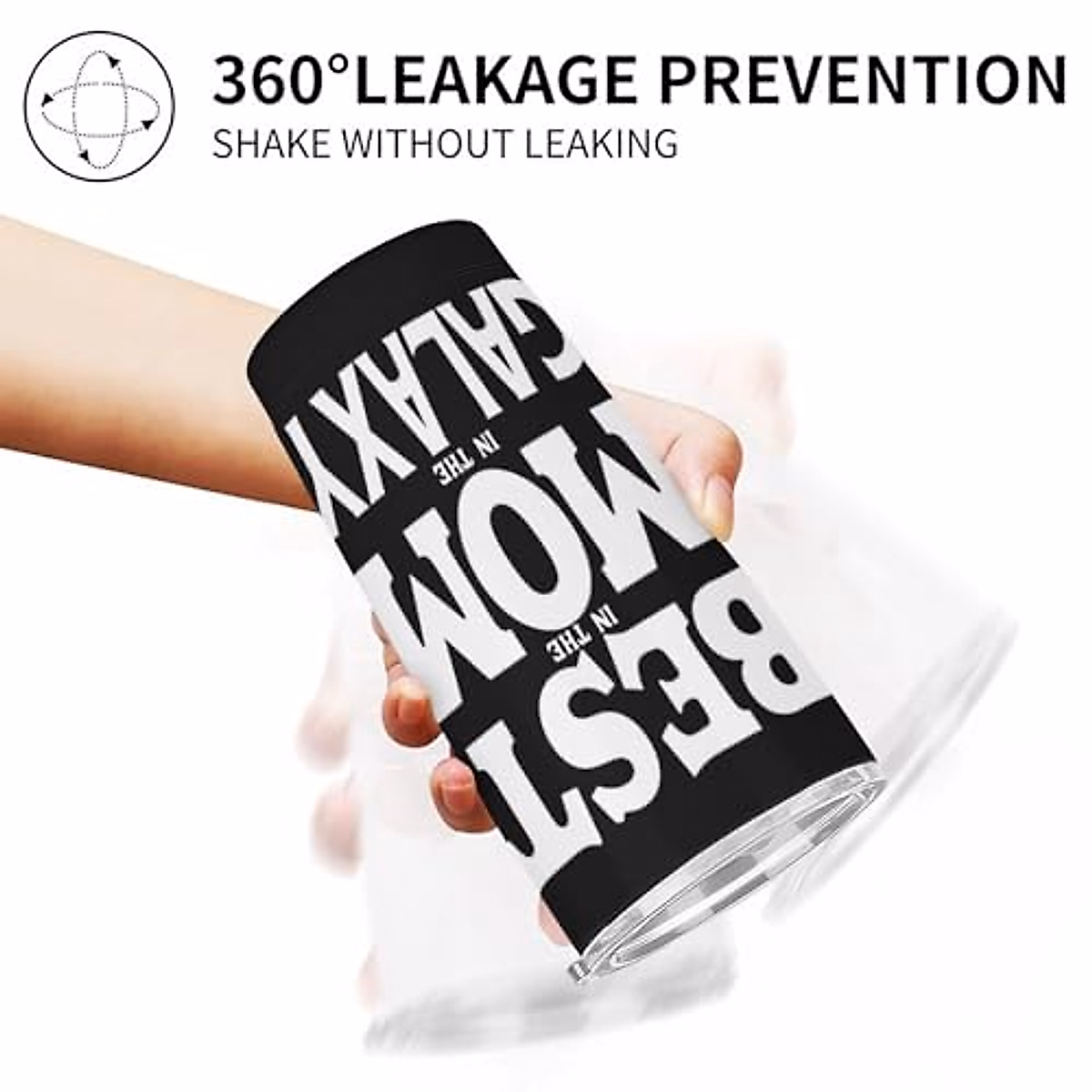 Best Mother in The Galaxy 20 OZ Stainless Steel Tumbler Travel Car Coffee Mug with Straw Lid Cleaning Brush Coffee Tumbler Mug for Women Men