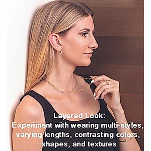 Jewelplus 14K White Gold Chain - 2.2mm Diamond-Cut Cable Chain Necklace - 24", Exquisite Round Design, Ideal for Layering, Premium Polished Finish, Strong Lobster Clasp