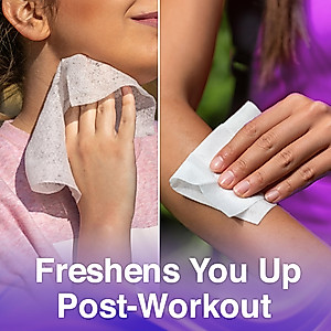 BeautyFrizz Lavender Face Cleansing Wipes - 120 pcs - Gentle Makeup Remover Wipes for Face and Neck - Facial Wipes with Aloe, Retinol, Castor and Vitamin E - Enjoy these Lavender Face Wipes