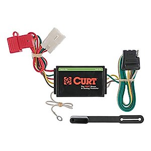 CURT 56039 Vehicle-Side Custom 4-Pin Trailer Wiring Harness, Fits Select Mitsubishi Endeavor , Black