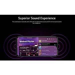 LG G8X ThinQ (128GB, 6GB) 6.4", Dual Camera, Snapdragon 855, 4G LTE GSM AT&T Unlocked (T-Mobile, Metro) US Warranty LM-G850UM (Aurora Black)