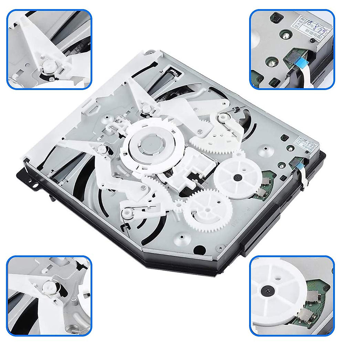MMOBIEL Blu-Ray Laser Lens DVD Drive KEM-860PAA Motor Unit Replacement for PlayStation PS4 10xx / 11xx Incl TR8 and (+) Screwdrivers