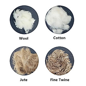 Shuoxpy 1.4 Oz Natural Bird Nesting Materials, Bird Nest Bedding Material, Great for Nest Building for Bird Small Animals