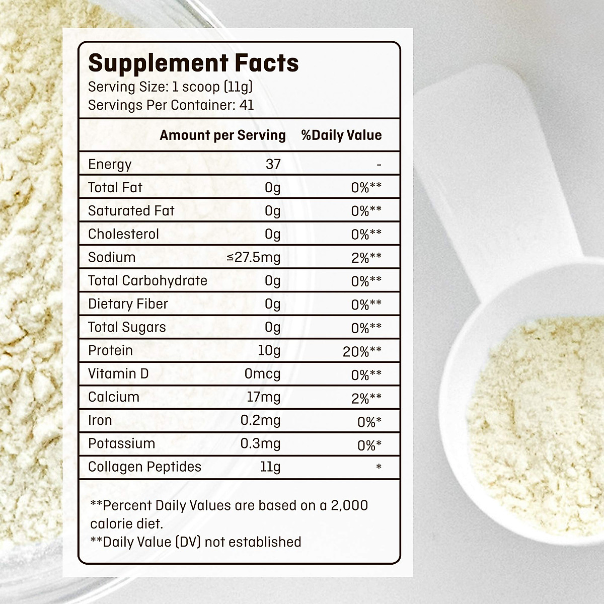 Collagen Peptides Powder for Women Hydrolyzed Collagen Protein Powder Types I and III Non-GMO Grass-Fed Gluten-Free Kosher and Pareve Unflavored Easy to Mix Drink Healthy Hair Skin Joints Nails 1Lb