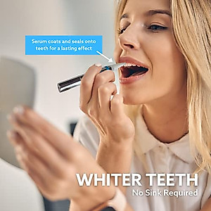 GO SMILE On The Go Teeth Whitening Pen, Teeth Whitener & Stain Remover Self Care Gifts for Women & Men - Whitening Strips Alternative - Travel Size for Gift Basket or Stocking Stuffers, Mint, 1.3mL