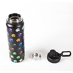 Maxerkeep Among Crewmate Ninja Japanese Anime us Game Itachi Sasuke Kakashi Stainless Steel Water Bottle 20oz 28oz Kid School