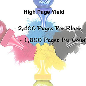 HI-VISION HI-YIELDS Compatible Toner Cartridge Replacement for 131 Used for imageClass MF620C MF621Cn MF623Cn MF624Cw MF628Cw MF8230Cn MF8280Cw LBP7100Cn LBP7110Cw (2 BK, 1C, 1Y, 1M, 5-Pack)