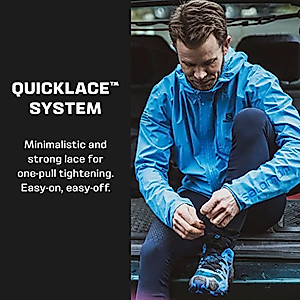 Salomon Speedcross 5 Gore-tex Trail Running Shoes for Men, Monument/Black/Saffron, 12