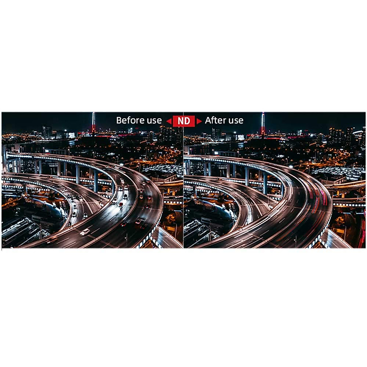 QKOO Neutral Density Filter ND4/8/16 Lens Filter Set for GoPro Hero 13 12 11 10 9 Black (Works with Media Mod) (Directly Replace The Standard Protective Lens On Your Camera)