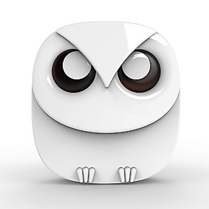 Extra Wireless Plug-in Receiver for HTZSAFE Wireless Alarms- Up to 32 Zones and 35 Optional Melodies- 4 Adjustable Volume Levels,White