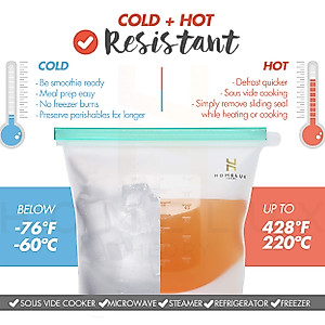 HOMELUX THEORY Reusable Gallon Freezer Bags, 2pcs Extra Large Silicone Reusable Freezer Bags for Food Storage, Reusable Silicone Food Storage Bags, Silicone Snack Bags For Travel & Camping (2pcs XL)