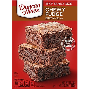 Duncan Hines Brownie Mix, Fudge, 18.3 oz